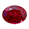 2.06 ct Oval Ruby : Pigeon Blood Red